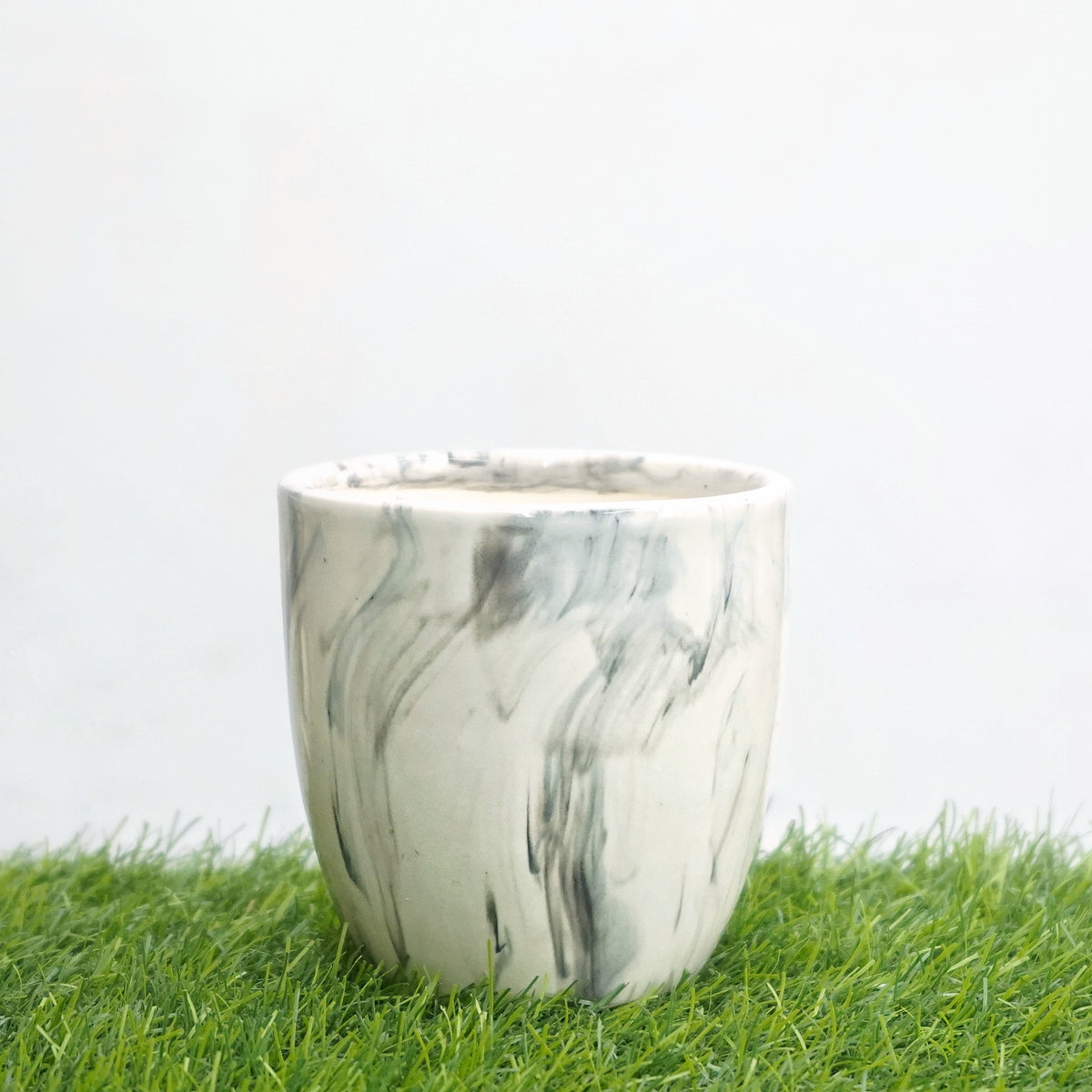 Oval Shaded Ceramic Pot — Plant N Pots